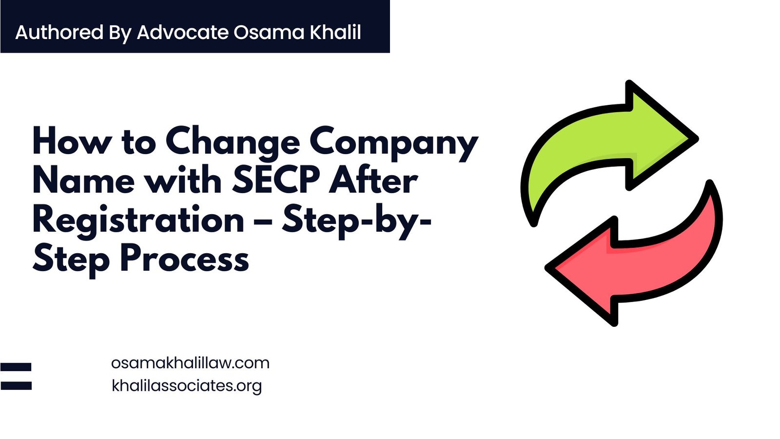 Change Company Name With SECP – Step-by-Step Process